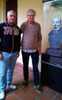 Robert Triozzi ieri mattina a Pescara