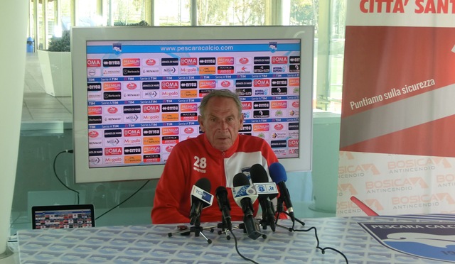 Zeman presenta Pescara–Milan, la conferenza stampa