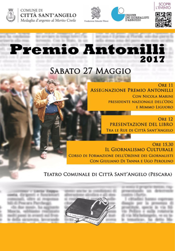 Premio Antonilli, domani al Teatro Comunale di Città Sant'Angelo