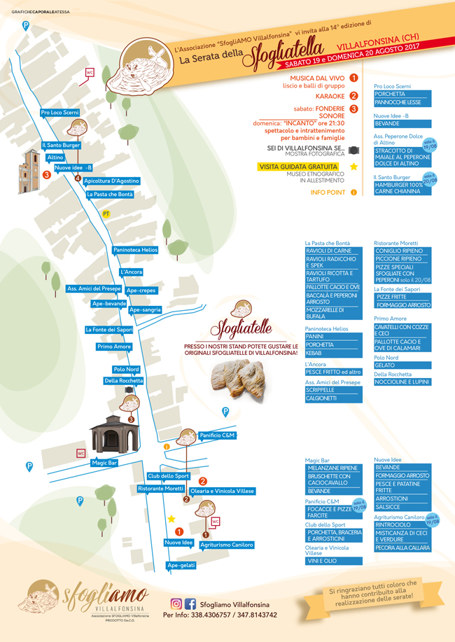 Villalfonsina, XIV Serata della Sfogliatella del 19 e 20 Agosto