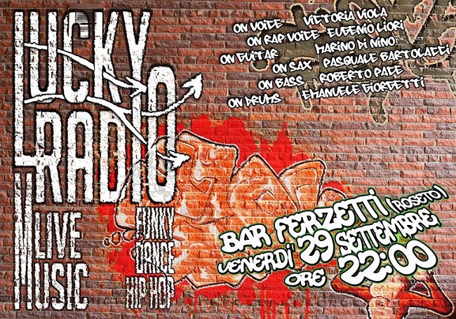 Lucky Radio in concerto al Bae Ferzetti il 29 settembre 2017