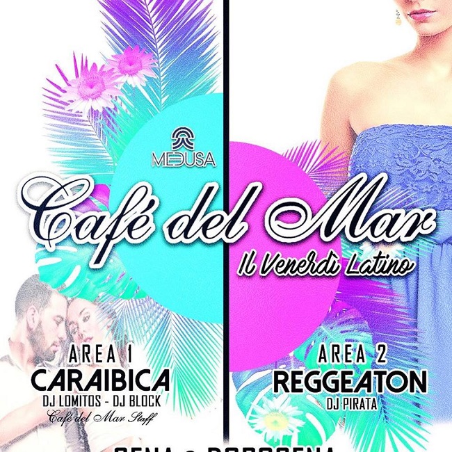 Cafè del Mar, il 29 giugno venerdì latino a Pescara