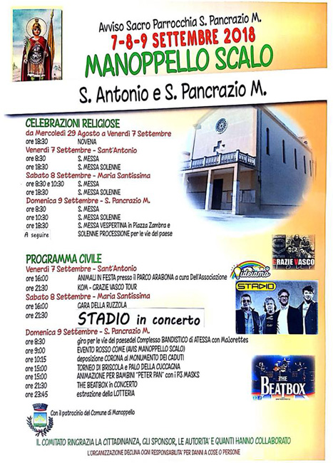 Manoppello Scalo, festa patronale 2018