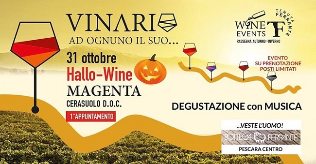 Hallo-Wine presso la Tenuta Ferrante a Lanciano il 31 ottobre 2018