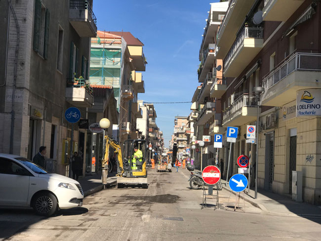 Pescara, via Firenze: al via i lavori di riqualificazione