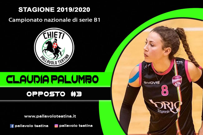 Claudia Palumbo, il nuovo opposto della Pallavolo Teatina