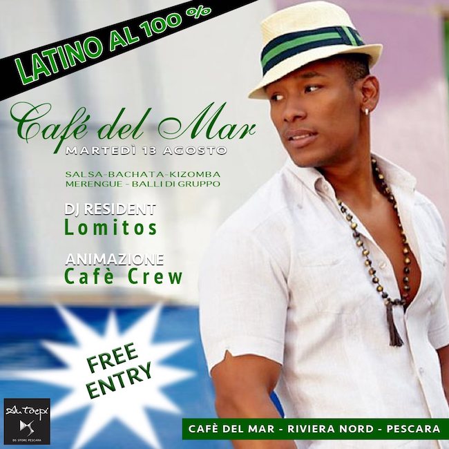 Il Martedì latino autentico del Cafè del Mar