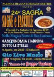 Sagra sagne e fasciule 2019 a Vasto