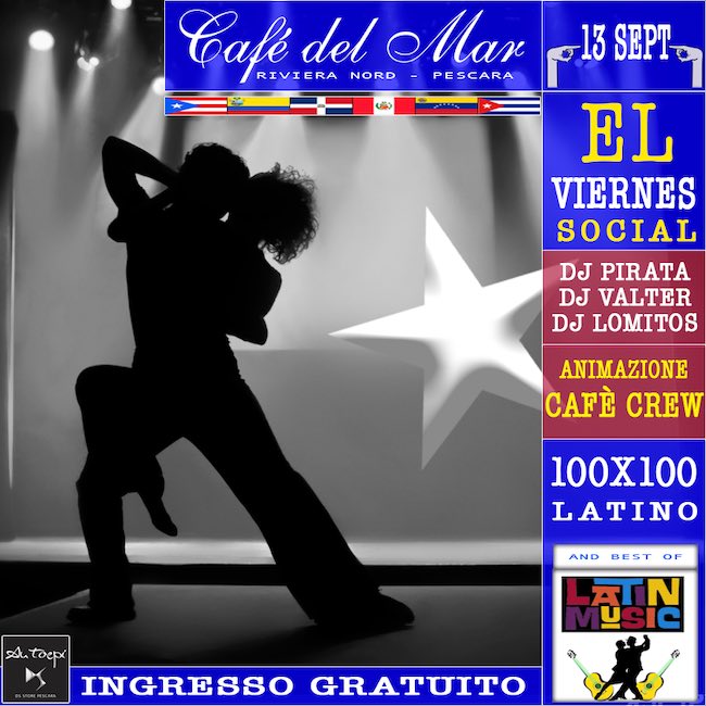 Il meglio della musica latina a El Viernes Social del Café del Mar