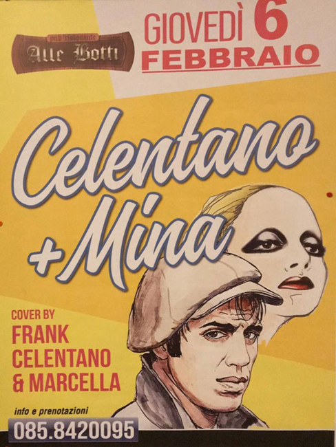 Serata Celentano e Mina con Frank e Marcella Alle Botti