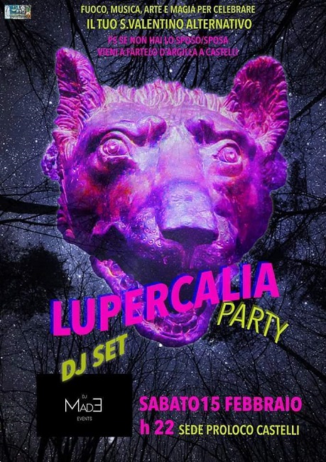 Lupercalia Party a Castelli il 15 febbraio 2020