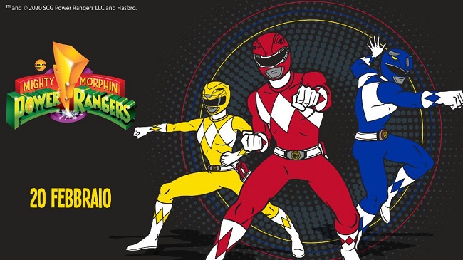 Power Rangers a L'Aquila il 20 febbraio 2020