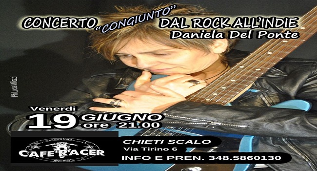 Daniela Del Ponte live al Café Racer di Chieti Scalo
