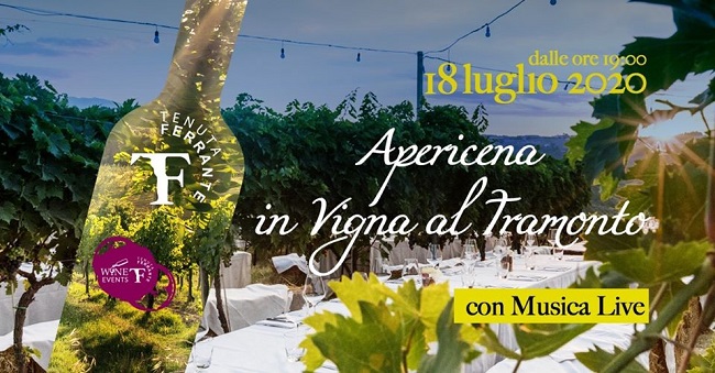 Apericena in vigna alla Tenuta Ferrante