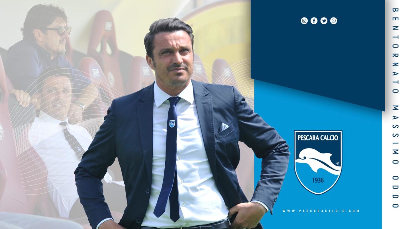 Massimo Oddo nuovo allenatore del Pescara 2020/2021 (UFFICIALE)