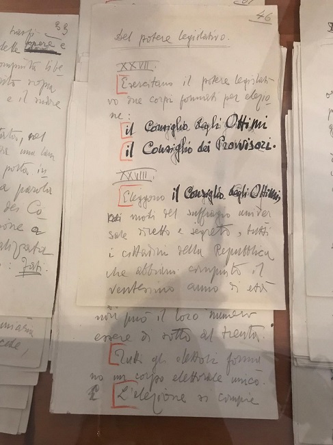 Pescara, esposizione e presentazione de "La Carta del Carnaro"