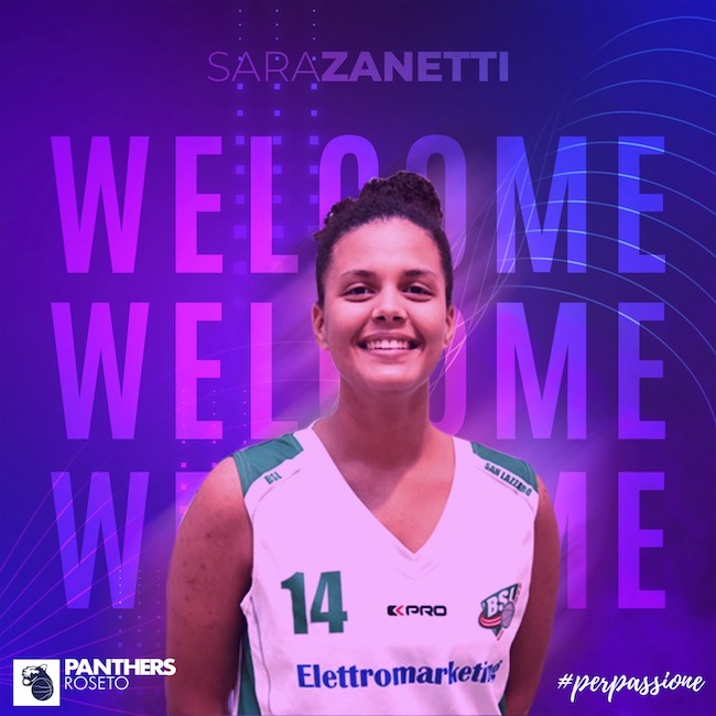 Sara Zanetti è una nuova giocatrice delle Panthers Roseto