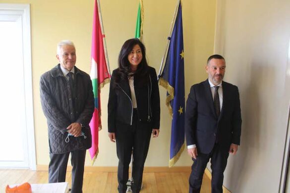 Sospiri incontra l'ambasciatore palestinese Abeer Odeh [FOTO]