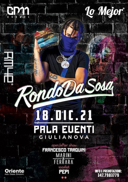 Giulianova, oggi concerto di Rondo Da Sosa al Palaeventi