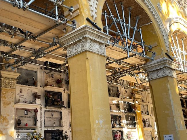 Cimitero Teramo, torna completamente agibile il primo lotto dei padiglioni