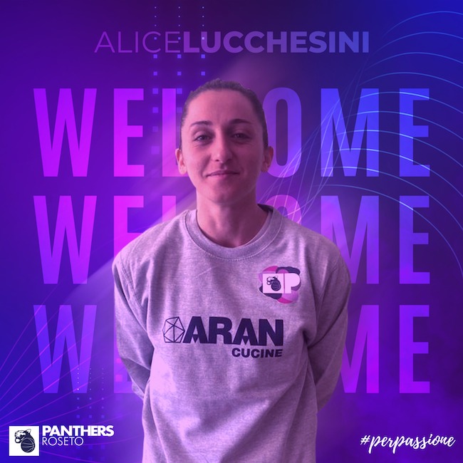 Alice Lucchesini è una nuova giocatrice delle Panthers Roseto