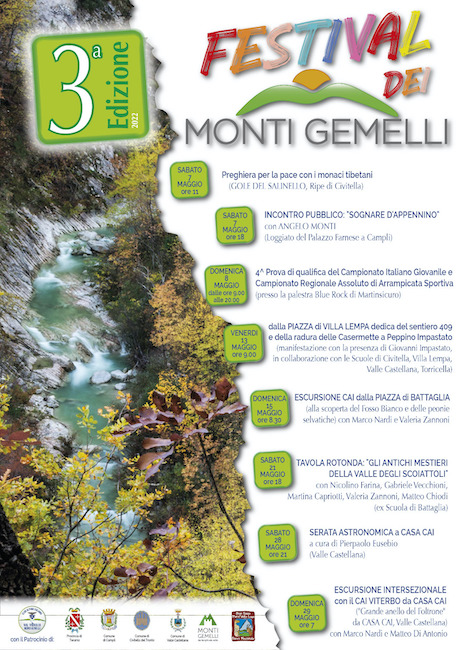 Festival dei Monti Gemelli 2022: il programma completo