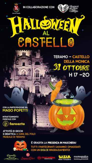 “Halloween al Castello” tra giochi e attività didattiche a Teramo