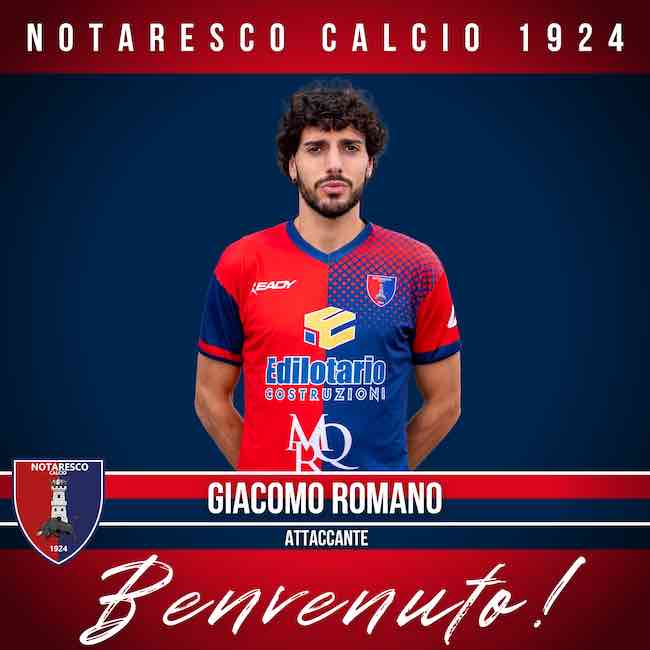 Giacomo Romano è un nuovo giocatore del Notaresco Calcio 2022/23