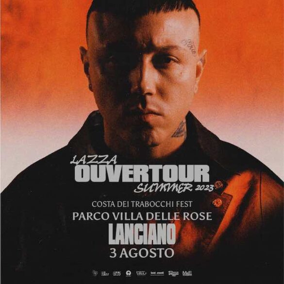 Lazza in concerto a Lanciano per l'Ouvertour Summer 2023