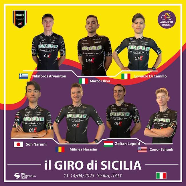 Ciclismo, Sofer Savini Due OMZ al Giro di Sicilia 2023