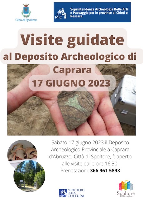 Visite guidate al Deposito Archeologico di Caprara il 17 giugno