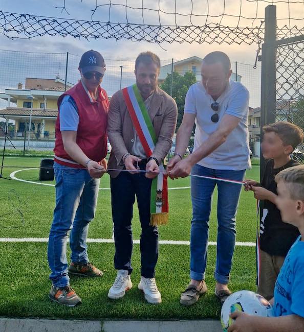 Giulianova, nuovo campetto da calcio a Villa Pozzoni