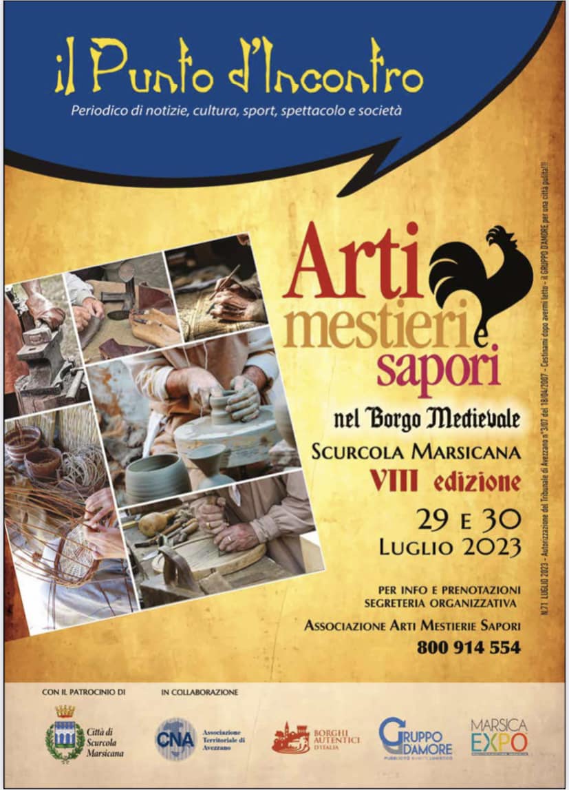 Arti, mestieri e sapori nel borgo medievale a Scurcola Marsicana