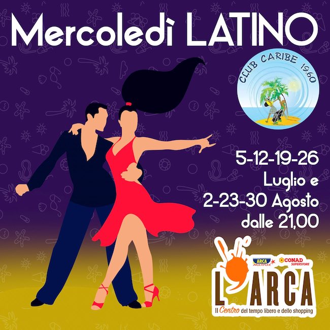 Mercoledì latino d'estate al Centro L'Arca di Spoltore