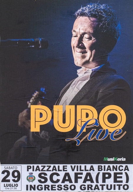 A Scafa concerto gratuito di Pupo