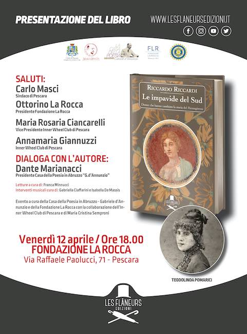 "Le impavide del sud", presentazione del libro a Pescara