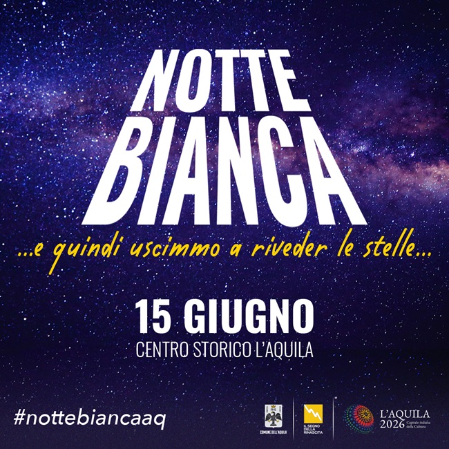 Notte Bianca 2024 a L'Aquila: programma completo