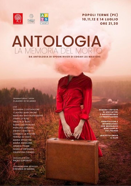 "Antologia / La memoria del morto" a Popoli Terme 10-14 luglio