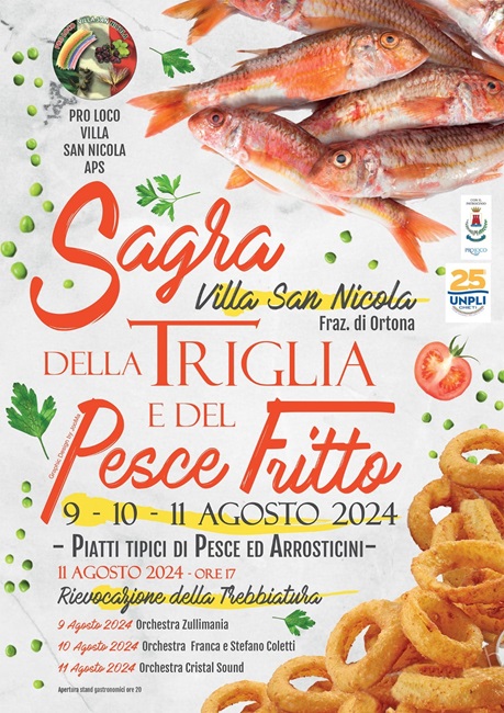 Sagra della triglia e del pesce fritto a Villa San Nicola (fraz. Ortona)