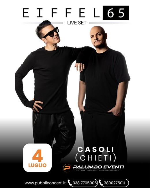 Si balla con gli Eiffel 65 a Casoli