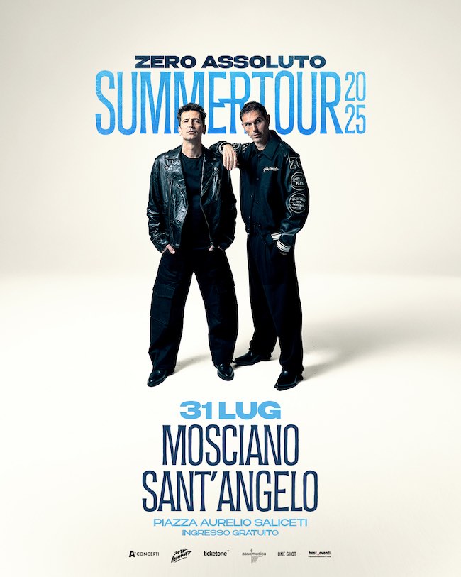 Zero Assoluto live a Mosciano per il Summer Tour 2025